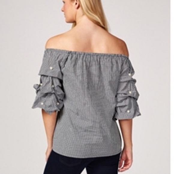 Coco Bianco | Tops | Coco Bianco Off The Shoulder Blouse | Poshmark